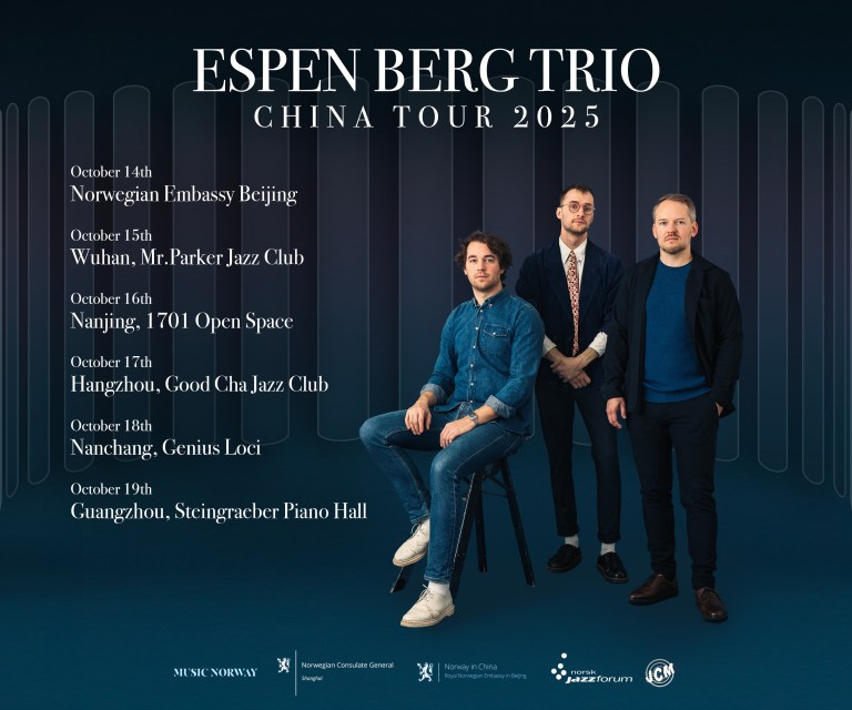 Espen Berg Trio China Tour 2025 – ESPEN BERG